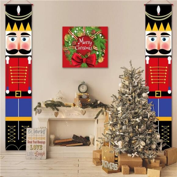 Holiday | 2 Pieces Nutcracker Christmas Decor Soldier Model Nutcracker ...